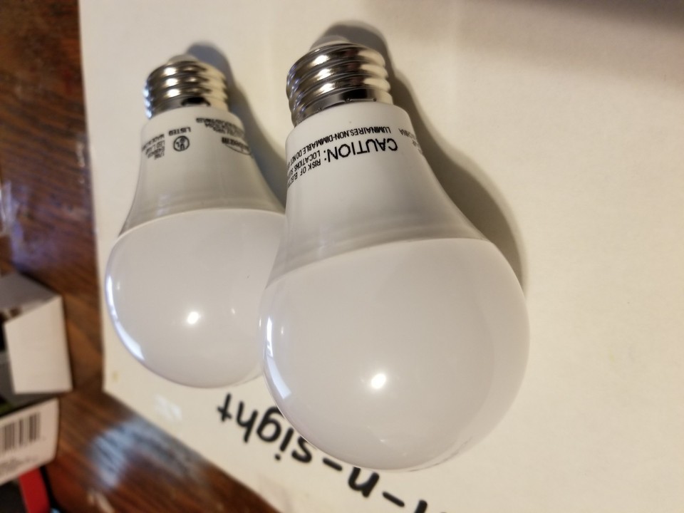 x 2 Light Bulb Hidden Storage Secret Diversion Stash *Non-Glass ...