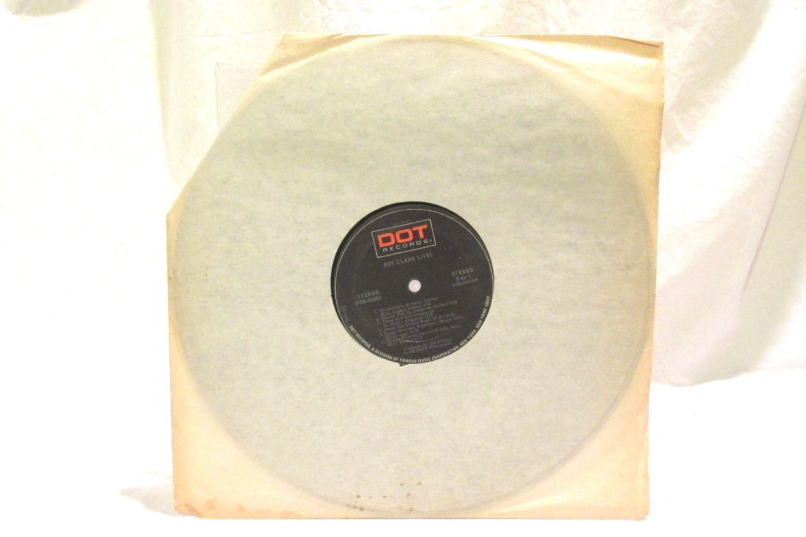 Roy Clark Live Dot Records LP 33 Vinyl Record Country DOS 26005 | eBay