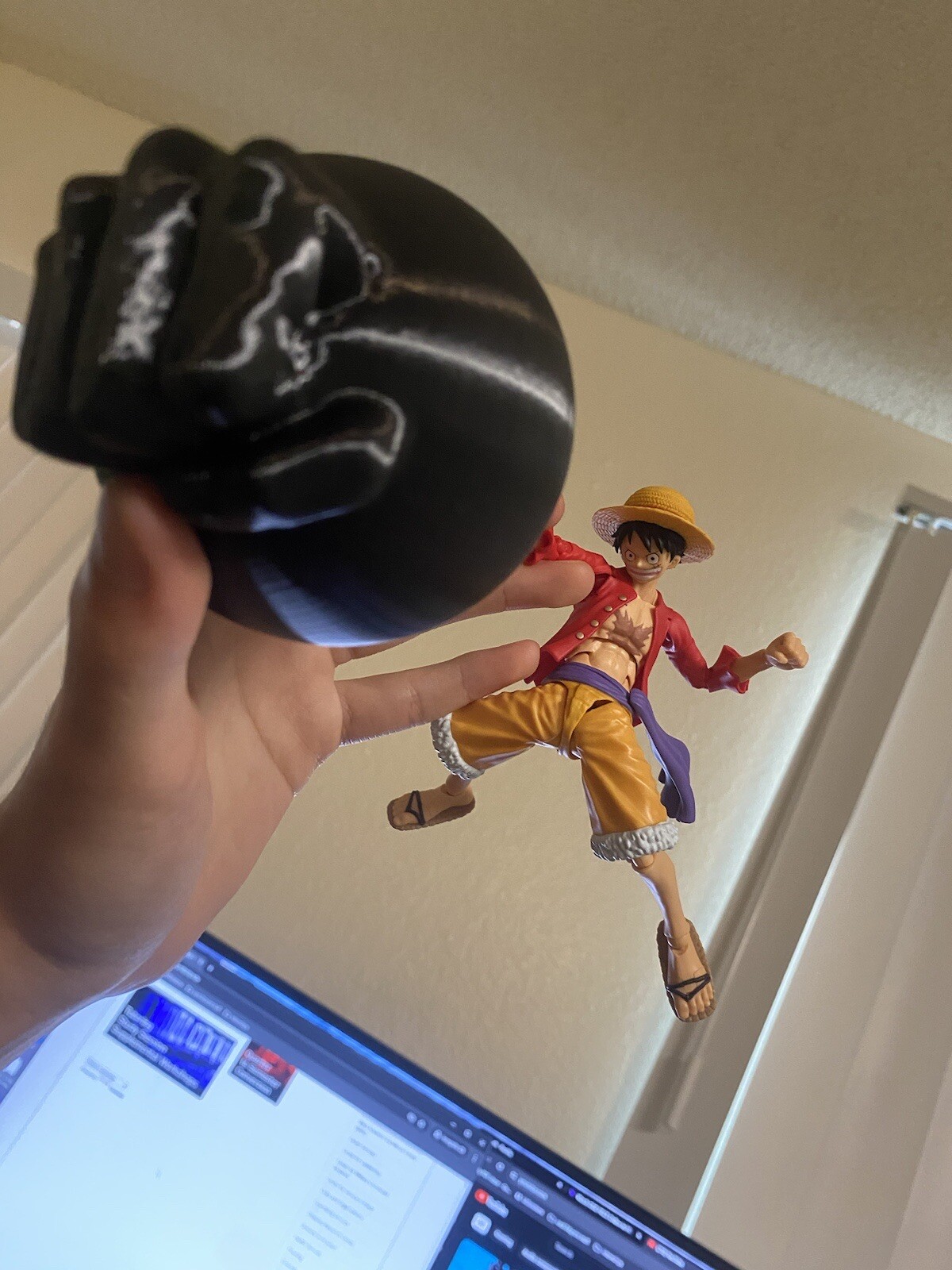 SH Figuarts Monkey D Luffy Gum Gum Elephant Gun Custom Accessory | eBay