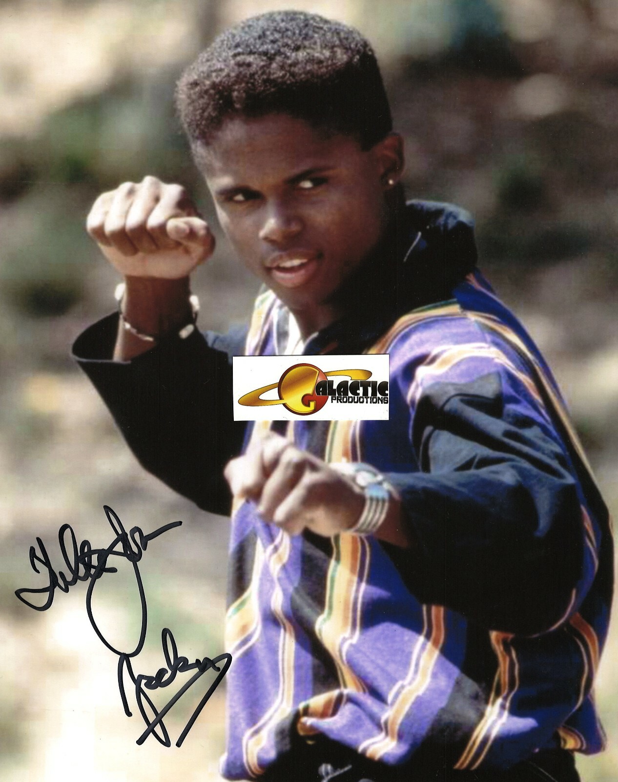 Mighty Morphin Power Rangers- Walter Jones, Black Ranger signed 8 x 10 ...