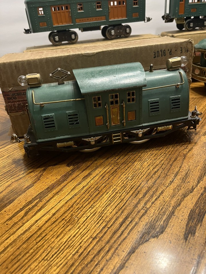 Antique 1920s Lionel 325E Train Set 10E Locomotive 339 332 341 ...