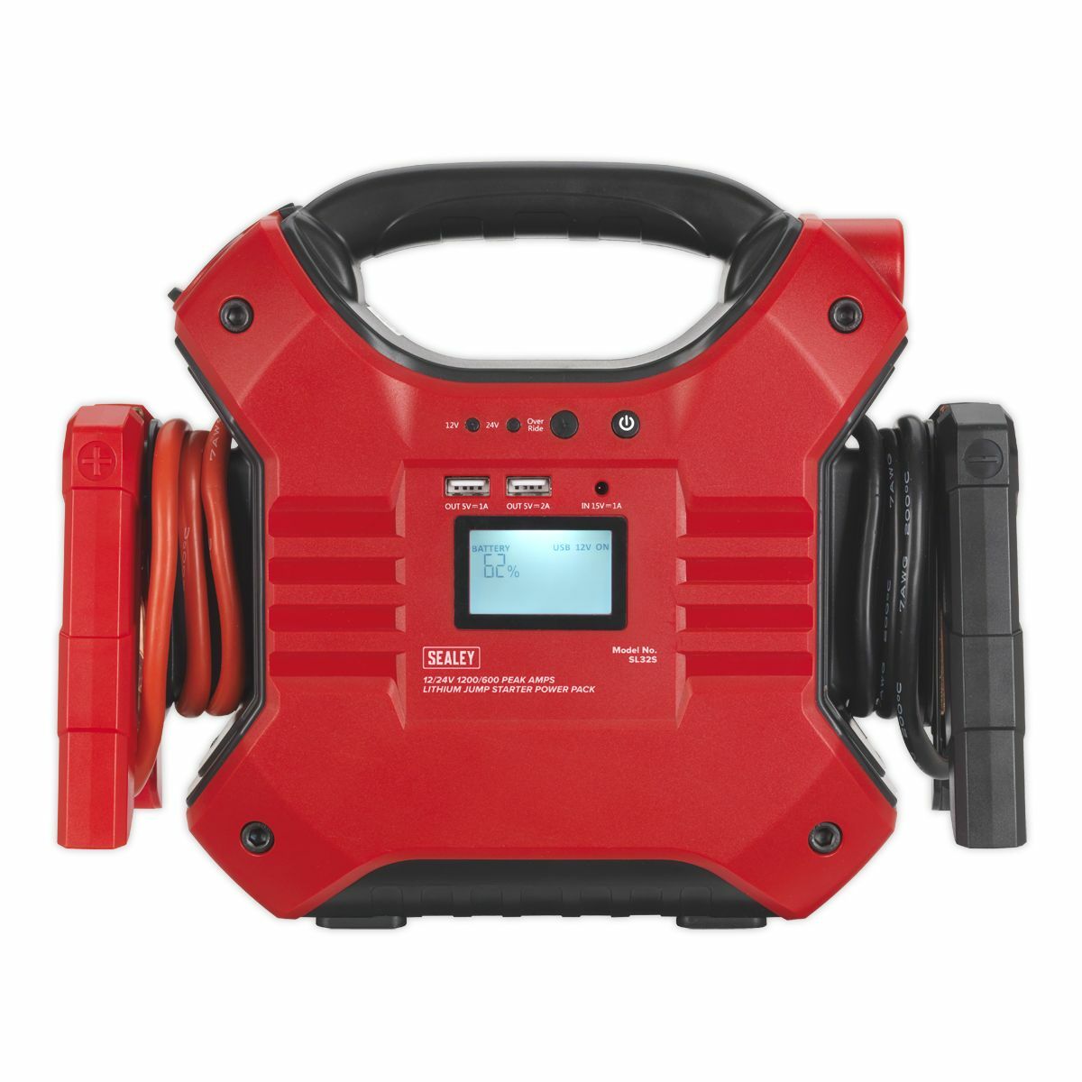 Sealey SL32S Jump Start Starter Booster Emergency Power Pack 12V 24V ...