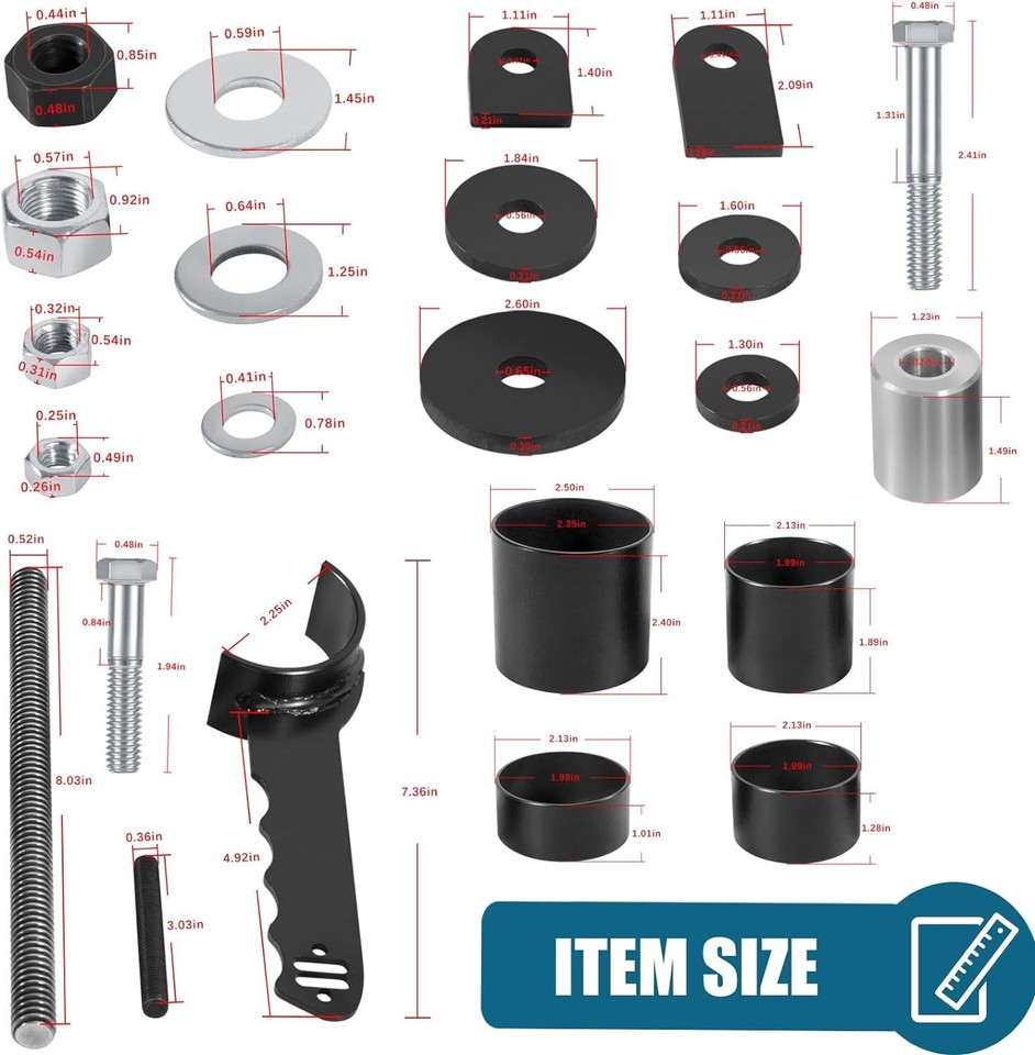 For GM Upper Lower Control Arm Bushing Removal and Installation Tool ...