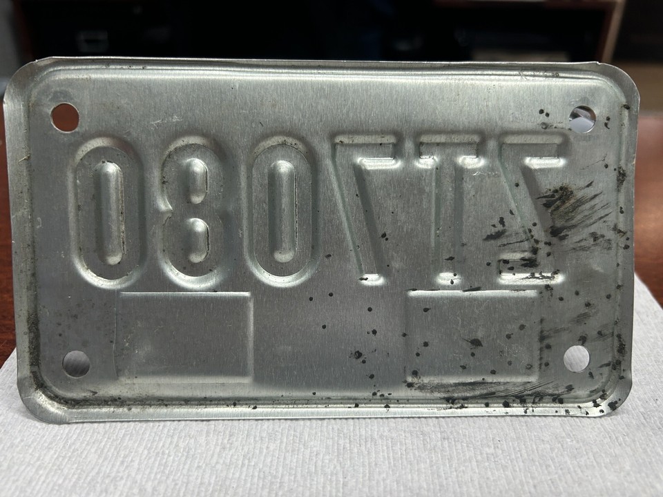 Tennessee TN License Plate Tag 2005 Vintage Motorcycle # ZT 7080 | eBay