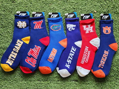 Choose Your Team NCAA Socks Large | eBay