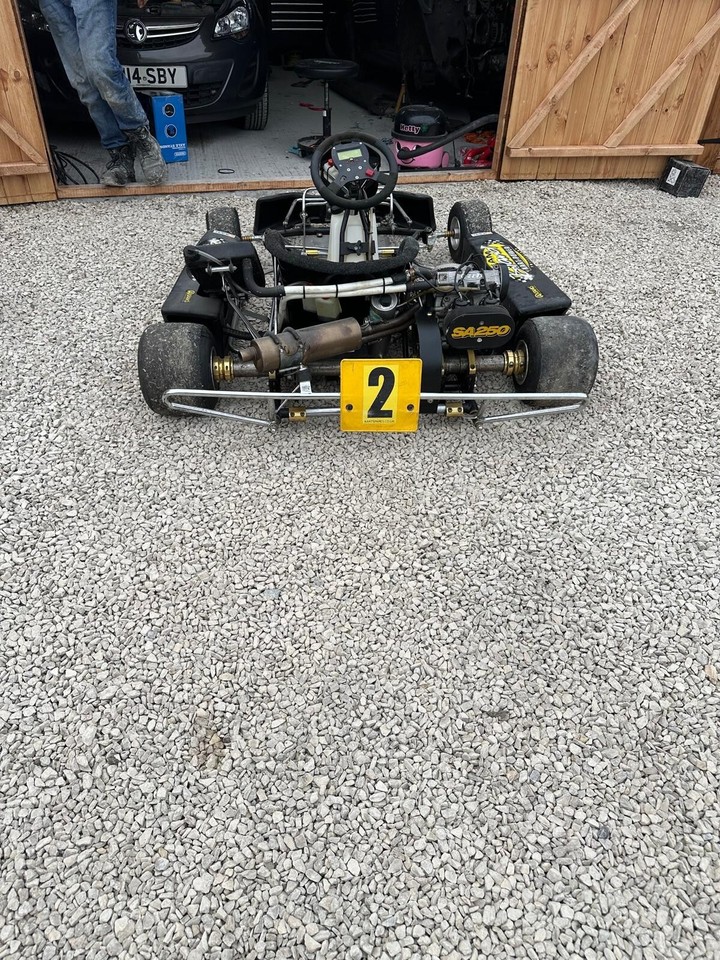 Complete family petrol go kart set up, inc 3x karts, trailers, spares ...