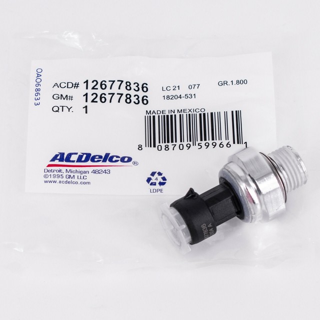 12677836 OEM GM AC Delco Oil Pressure Sensor Switch 12616646 D1846a 3b ...