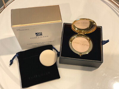 Estee Lauder Golden Alligator Slim Compact Lucidity Translucent Pressed ...