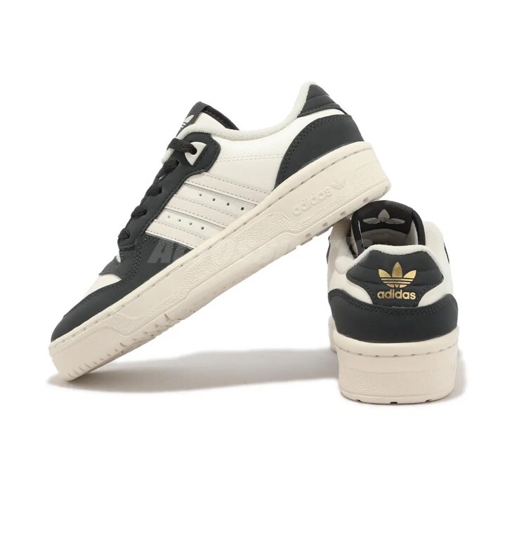 Women Adidas RIVALRY LOW Lifestyle Shoes Carbon/Talc/Cloud White/Black ...