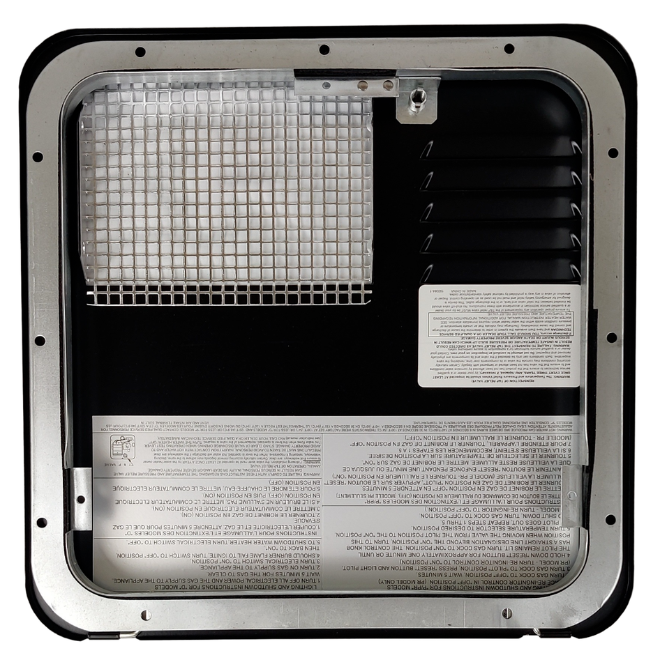 Suburban 6 Gallon Water Heater Access Door Vent Black 6261AEB RV Camper ...