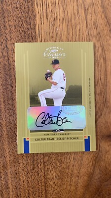 2005 Donruss Classics #205 Colter Bean RC Auto Yankees /1200 | eBay