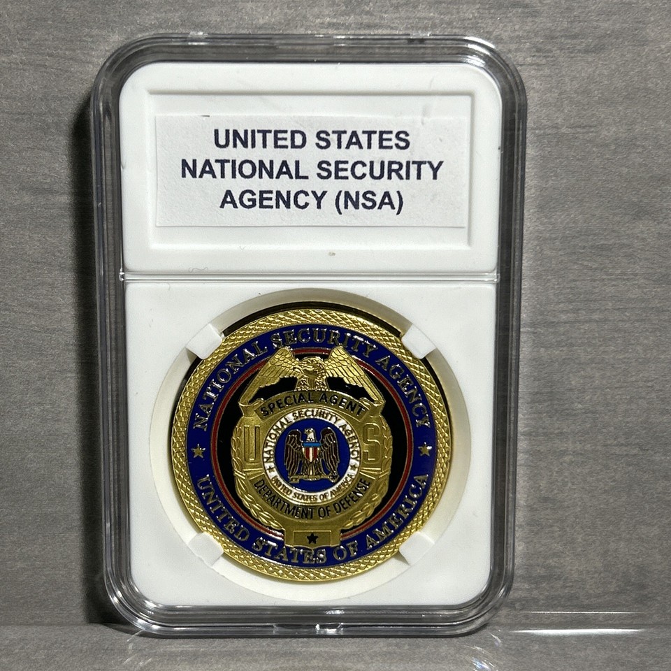 NSA US National Security Agency Special Agent 🌟DOD🌟 Challenge Coin W ...