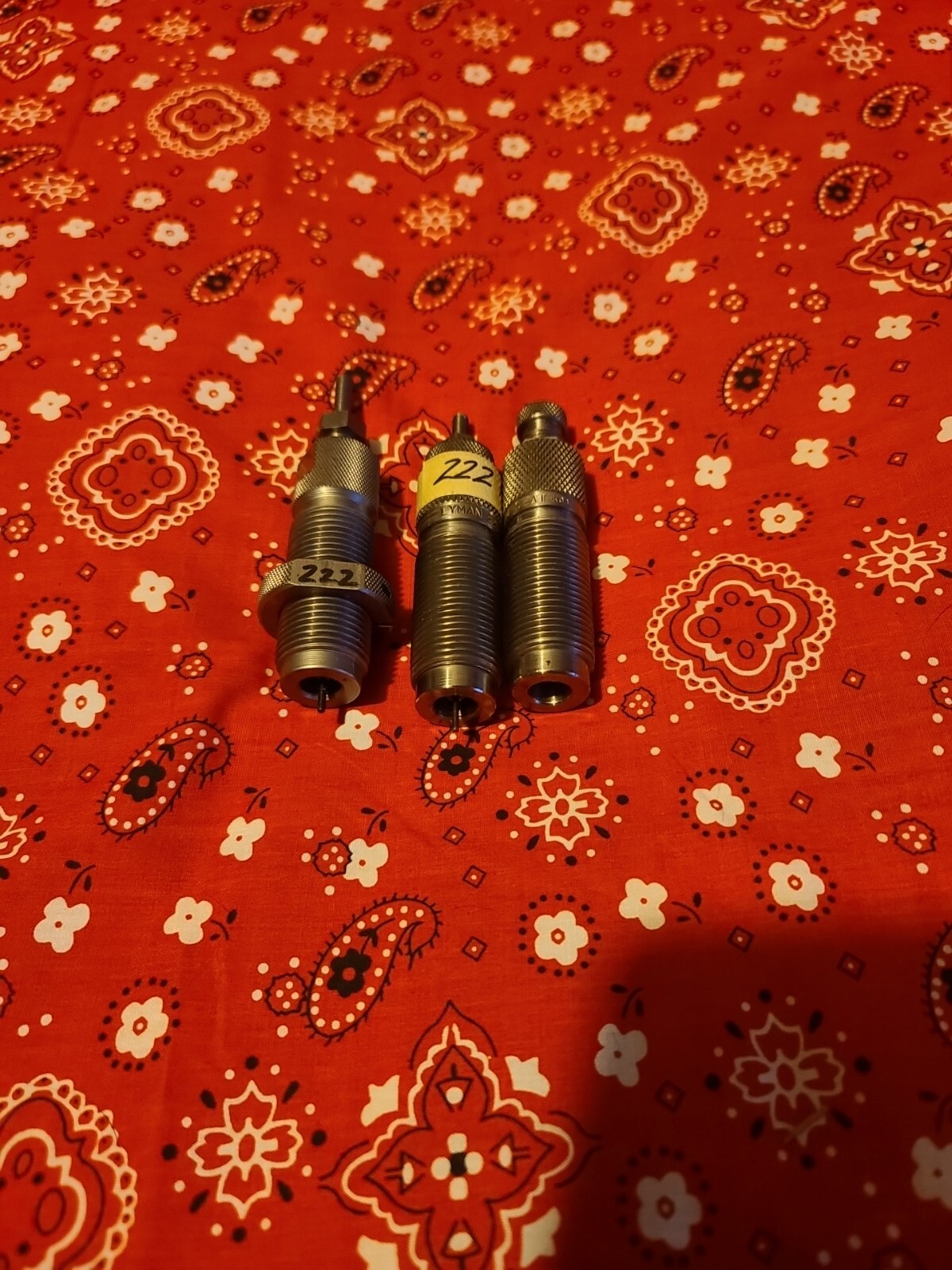 LYMAN .222 REM DIE SET & HORNADY 222 SIZE DIE RELOAD RELOADING | eBay
