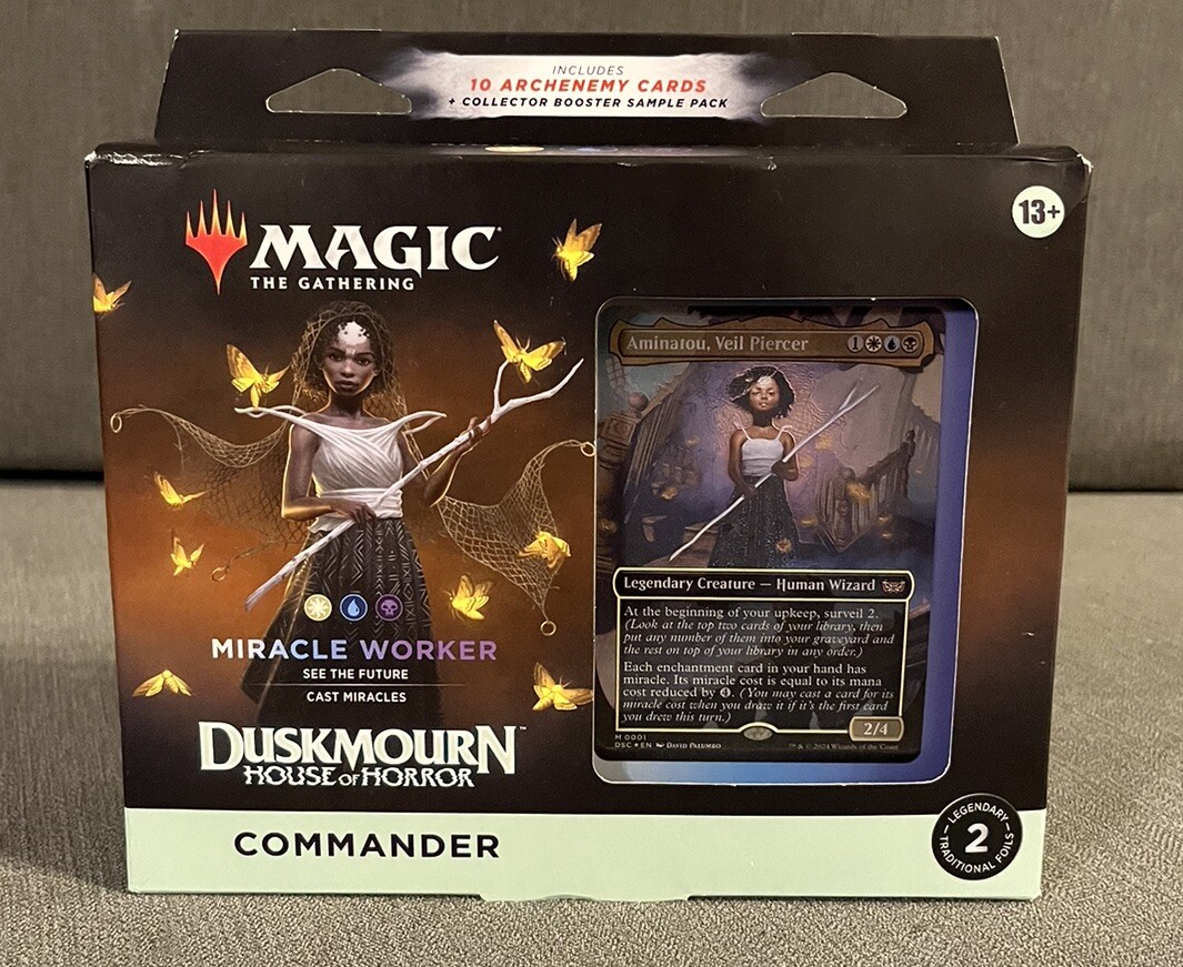 Magic The Gathering MtG: Duskmourn House of Horror Commander Deck ...