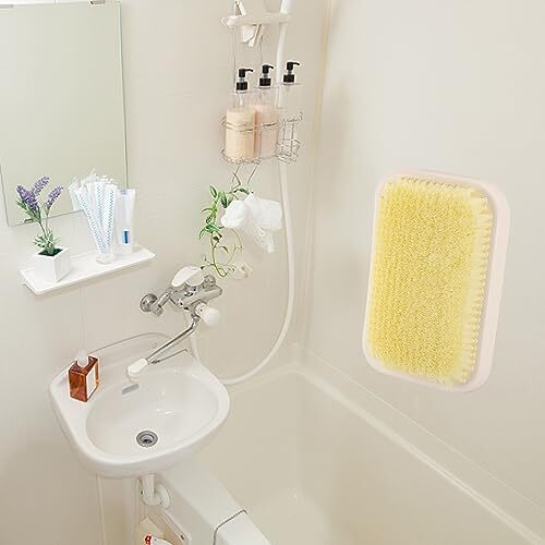 Wall Mounted Back Scrubber For Shower Large Exfoliating Bath Wash Pad ...