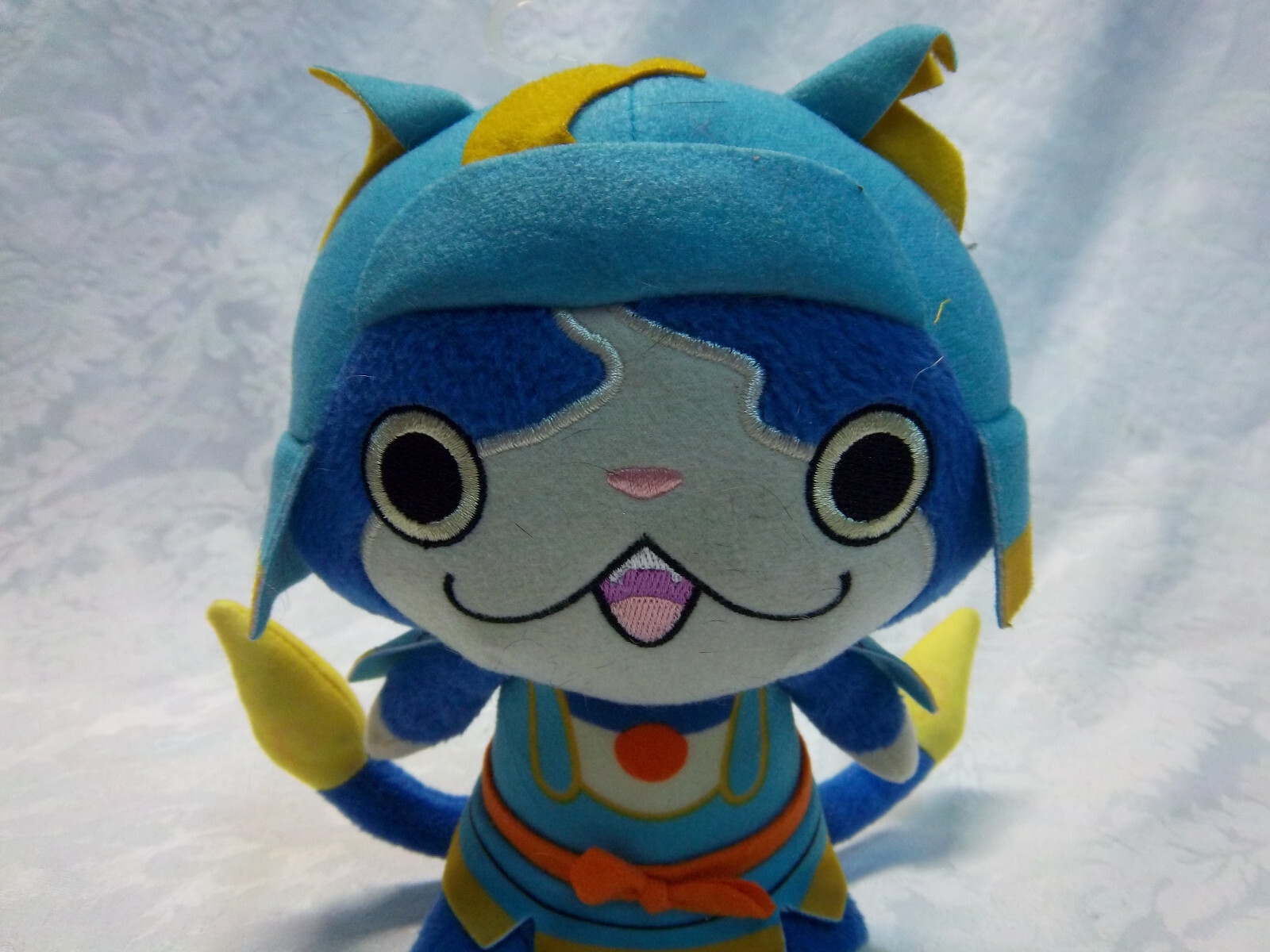 Yo-Kai Watch SHOGUNYAN 8" Samaurai Cat Plush Soft Toy Stuffed Animal