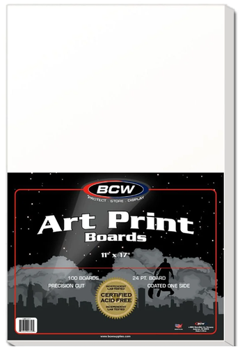 BCW 11x17 Art Print Backing Boards – Acid-Free, Archival Quality | eBay