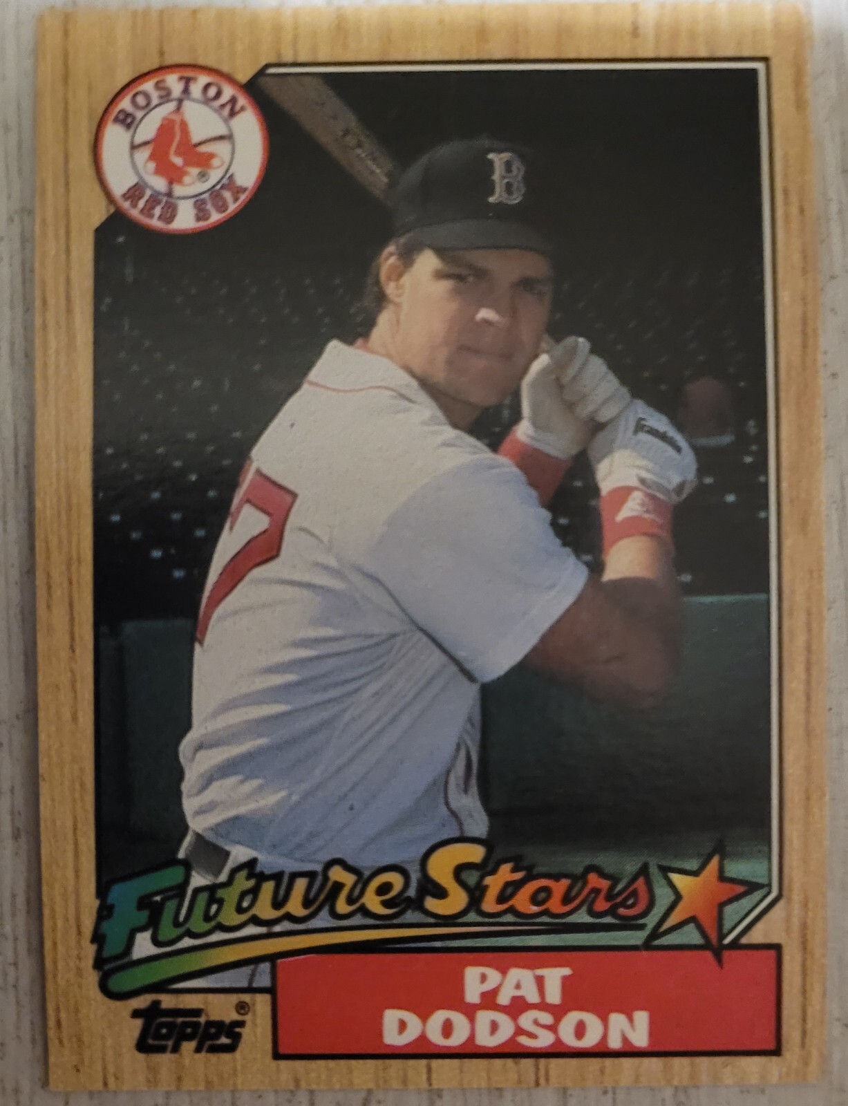 Pat Dodson - 1987 Topps #449 - Boston Red Sox Baseball Card - Future ...