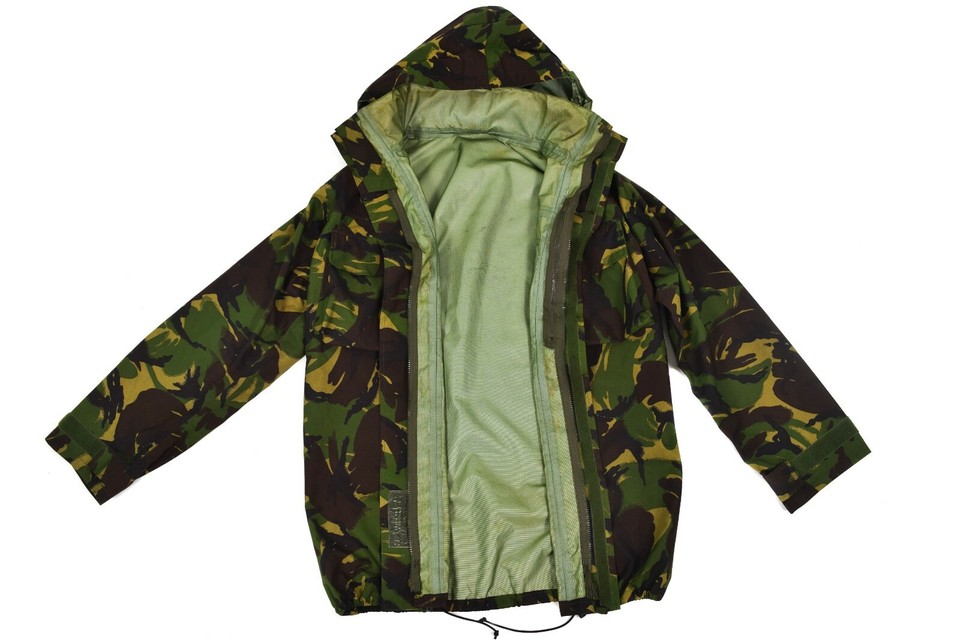 Original British army combat DPM jacket Woodland camo MVP goretex ...