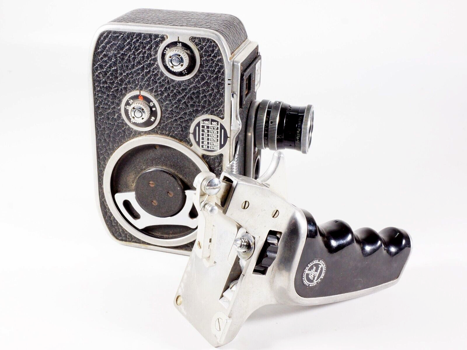 Paillard Bolex B8 8mm Film Movie Camera With 13mm f1.9 Lens & Hand Grip ...