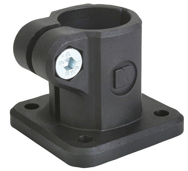 Tube Base Linear Actuator Connector Clamp Thermoplastic 30mm Round Tube ...