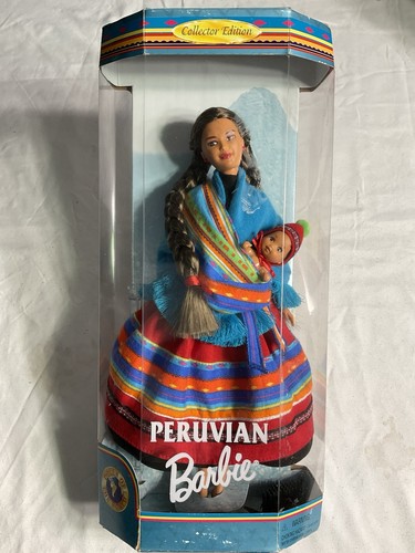 VTG PERUVIAN Barbie- Dolls Of The World Collection- 1998 Mattel #21506 ...