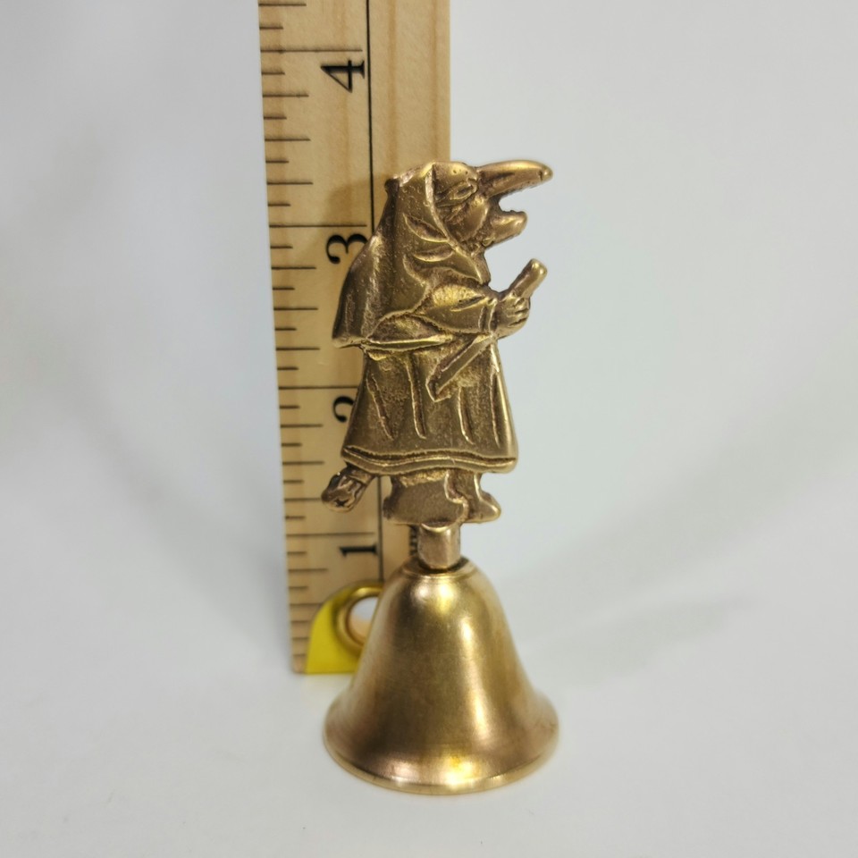Vtg Brass Witch Bell, Baba Yaga Halloween All Hallows Spells Wicca Crone Autumn | eBay
