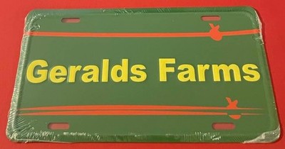 Geralds Farms Booster License Plate Munfordville Kentucky Hay Farm ...