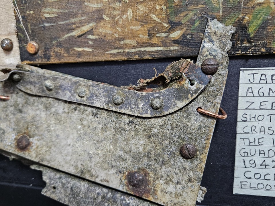 WW2 JAPANESE MITSUBISHI ZERO A6M FIGHTER AIRCRAFT GUADALCANAL ...