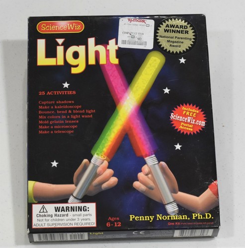 ScienceWiz LIGHT 25 Projects Kids Educational Science Book & Activity ...
