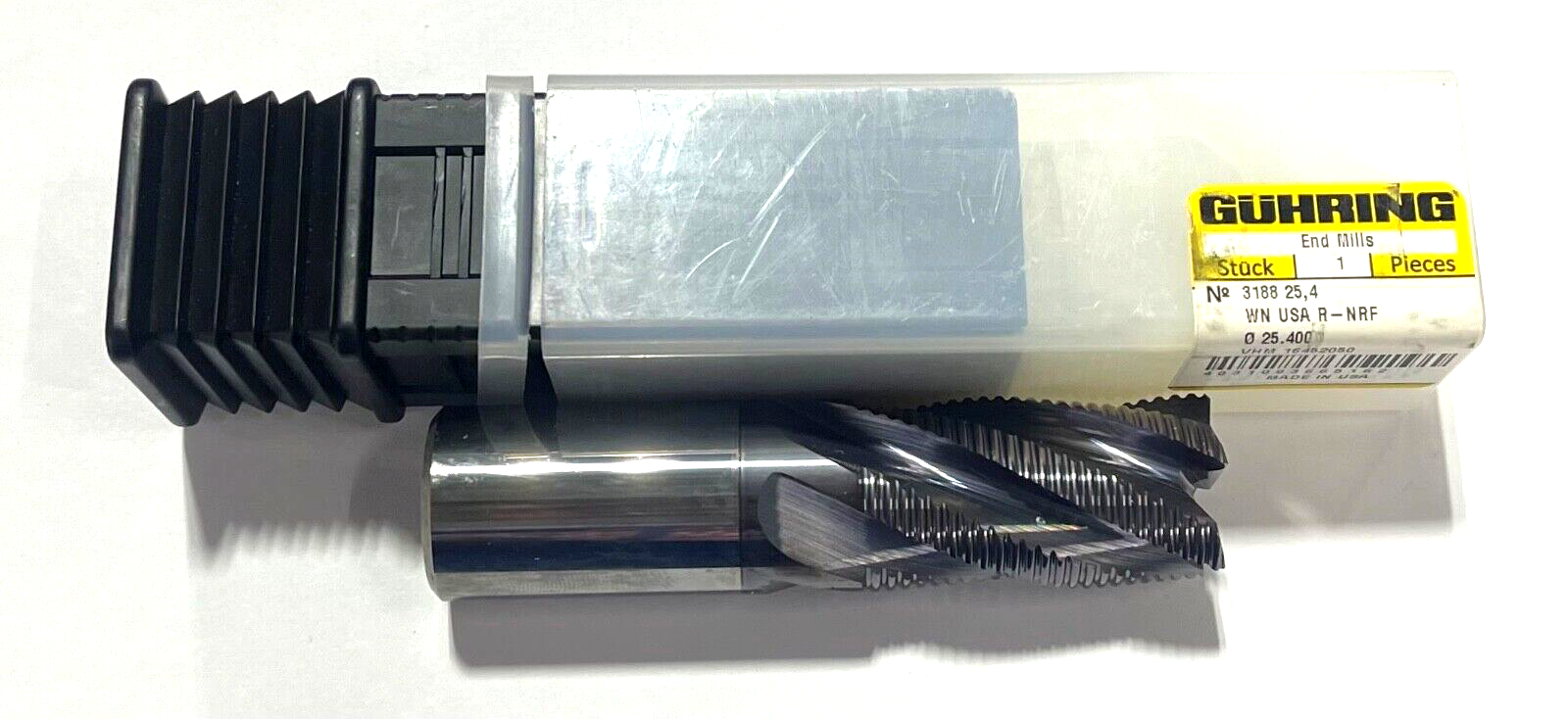 GUHRING 1" Carbide Roughing End Mill FIREX Coating 5 Flute Fine Pitch ...