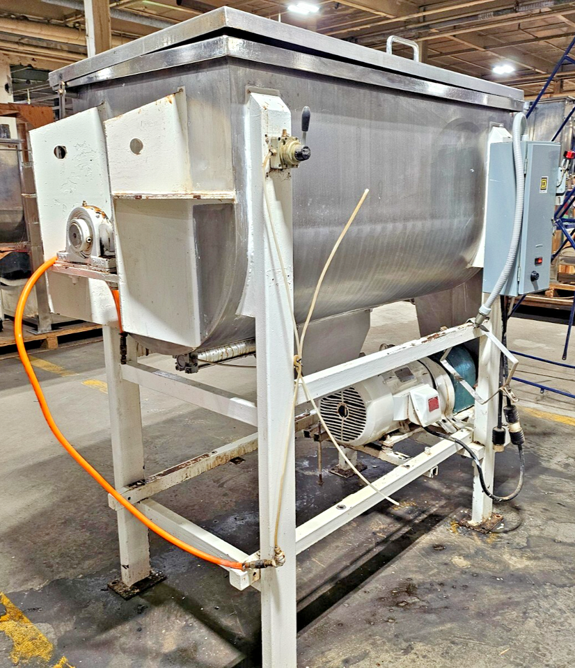 Stainless Steel Ribbon Mixer ~ 12 Cubic Feet | eBay