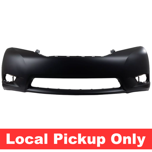 New Front Primed Bumper Cover For 2011-2017 Toyota Sienna Base L LE ...