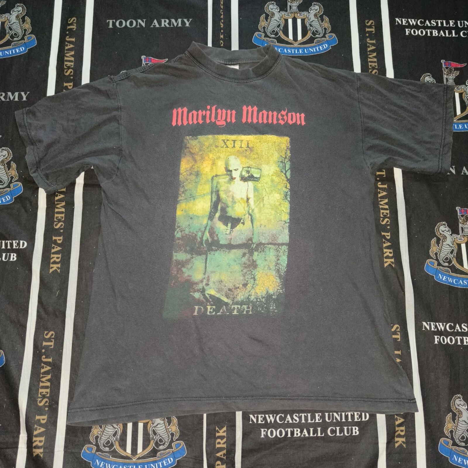 Rare Vintage Merch Marilyn Manson Death Tarot Card 20… - Gem