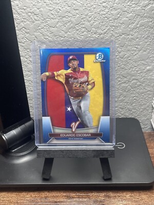 2023 Bowman Chrome Baseball Eduardo Escobar Blue /75 No.WBC-98 | eBay