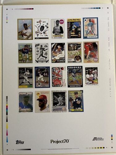Topps Project 70 Infinite Archives Gold Stamp Limited Ed. 18X24 ERROR ...