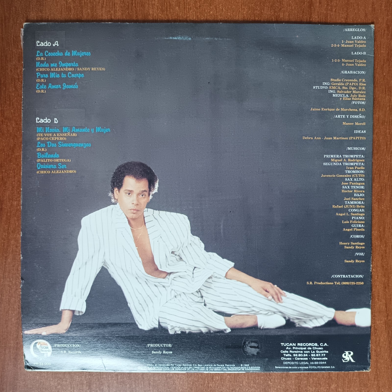 Sandy Reyes – El Tiburon [1988] Vinyl LP Latin Folk Country Merengue ...