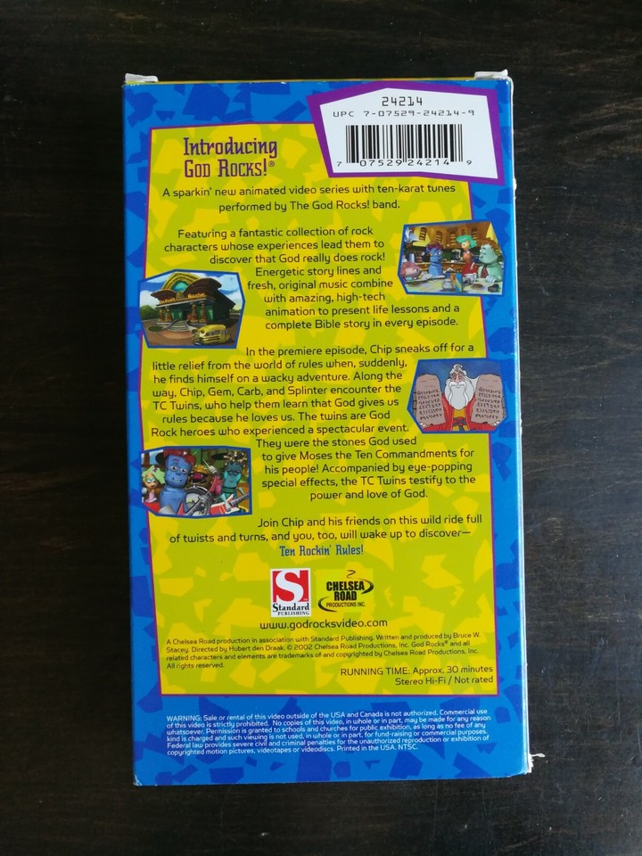 GOD ROCKS (VHS) 10 Rockin Rules | eBay