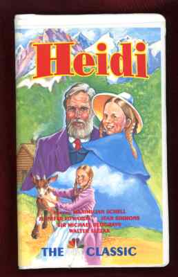 HEIDI THE NBC CLASSIC VHS 7021 GOOD TIMES HOME VIDEO 1992 | eBay