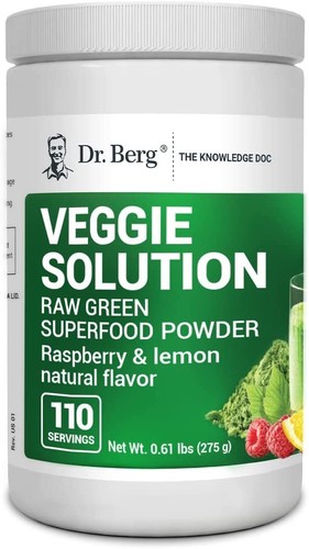 Veggie Solution Raw Greens Superfood Powder - Super Greens Vegetable ...
