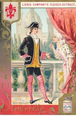 Kitschbild #MK40478 S311 Stenterello Siehe Ruckseite Liebig Companys ...