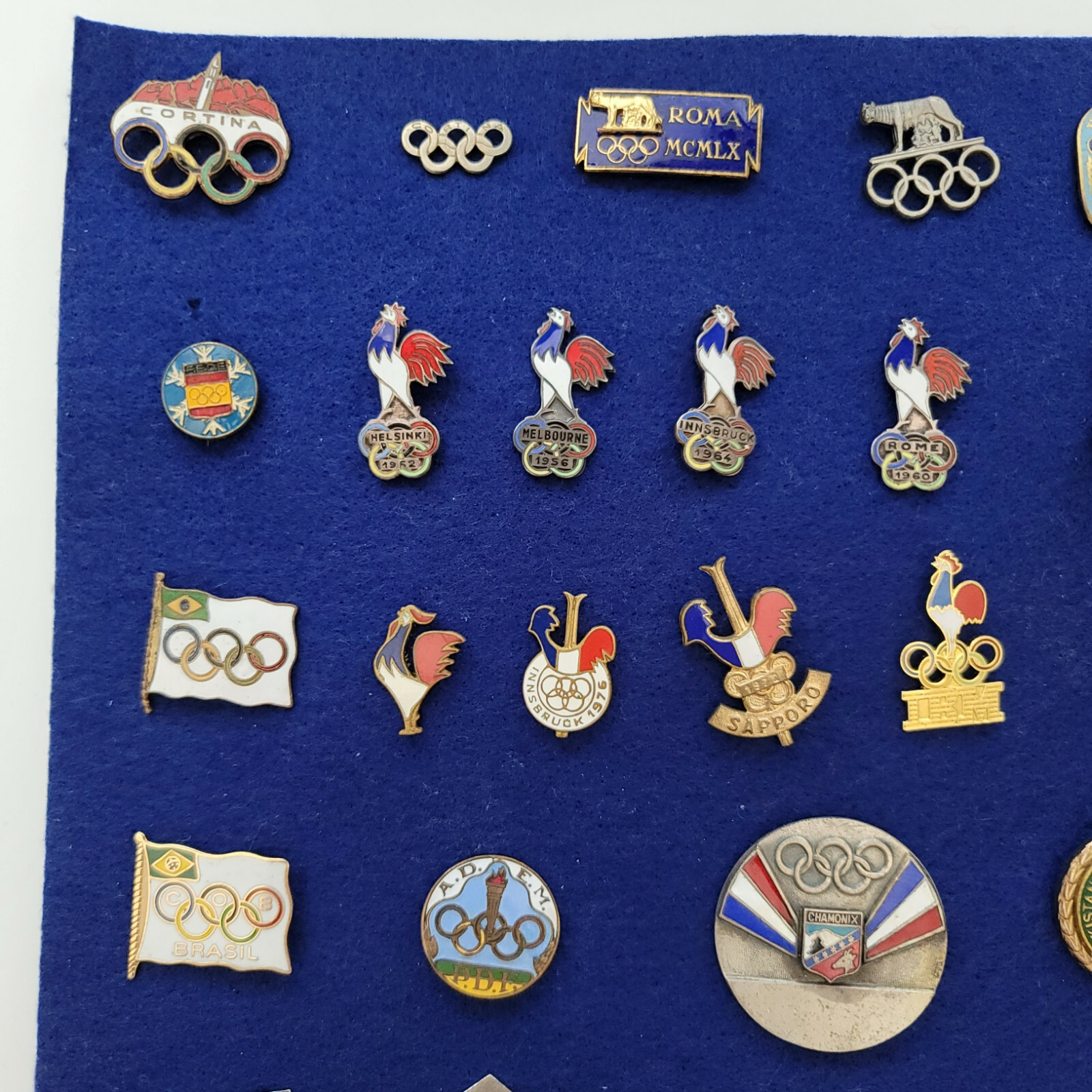 Rare Vintage Olympic Collection Of 45 NOC Pins Badges | eBay