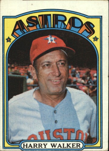 1972 Topps Baseball Card #249 Harry Walker MG - VG | eBay