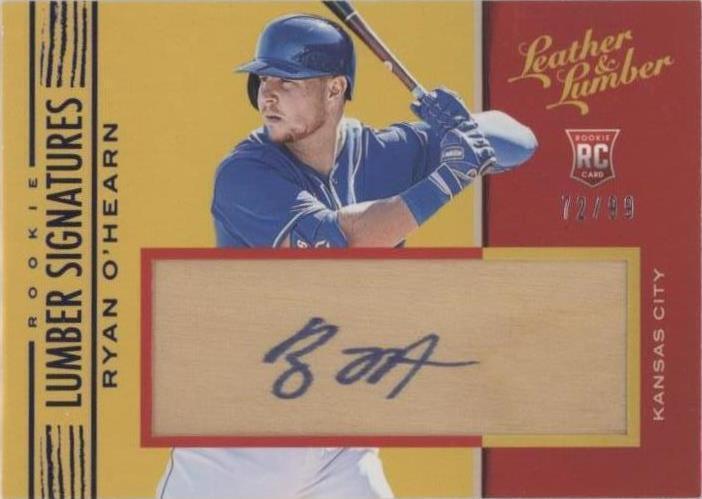 2019 Panini Leather & Lumber - Ryan O'Hearn #128 Rookie Signatures ...