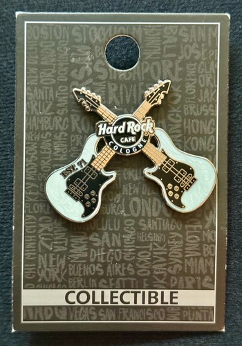 Hard Rock Cafe COLOGNE (Germany) 'Marble Cross' Dual Guitars Core Pin ...