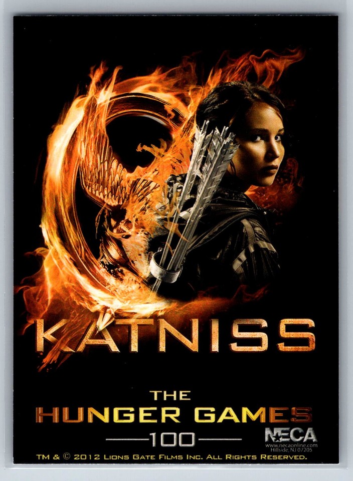 2012 NECA The Hunger Games Katniss Everdeen Jennifer Lawrence #100 | eBay