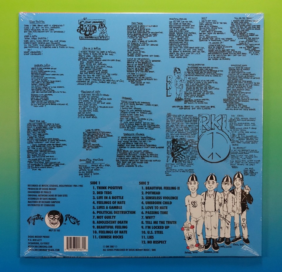 BEST OF RKL Keep Laughing NEW Vinyl LP Record SEALED MINT Classic Punk ...