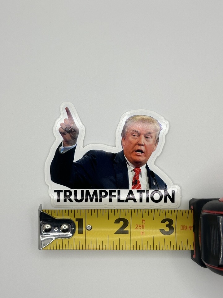Trumpflation Anti-Trump Inflation Stickers for Grocery Prices Gas Pumps ...
