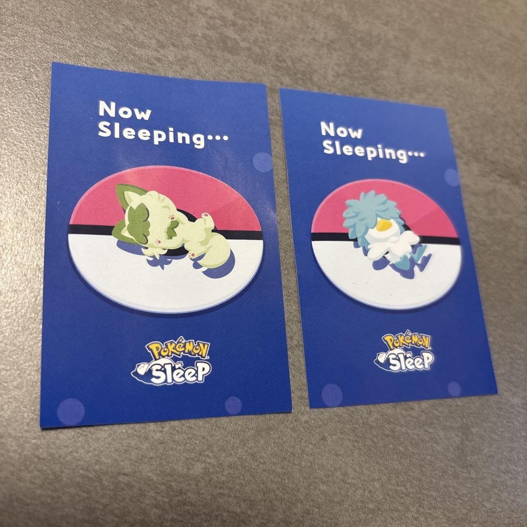 Pokemon Sleep Stickers Nyaoha & Quaxly Pokemon Center Used 2 Pcs | eBay