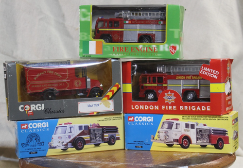 Vintage Corgi Fire Engine Truck Die-cast 90's toys. | eBay